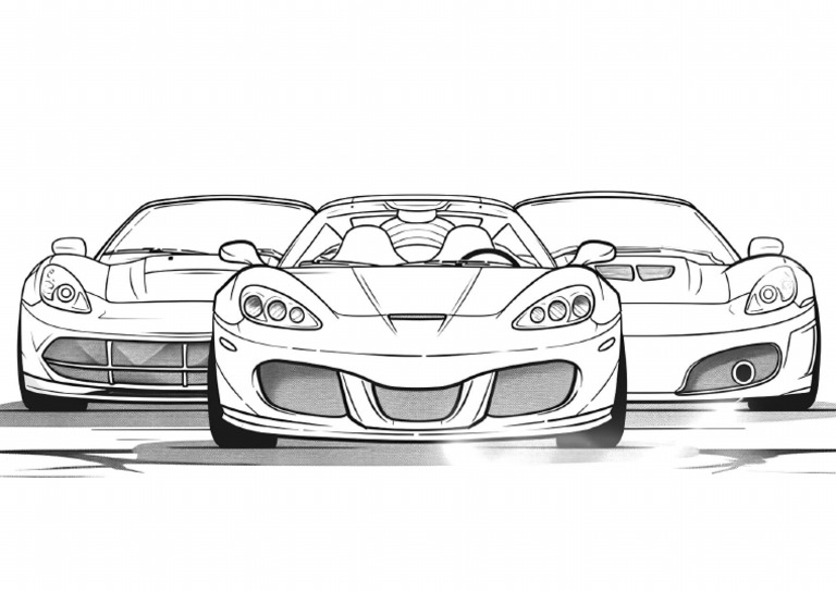 100 Modified Cars Coloring Book Rev Up Your Imagination | PDF