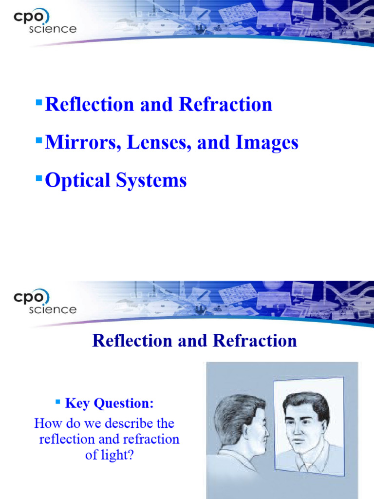 Mirrors and Lenses | PDF | Reflection (Physics) | Optics