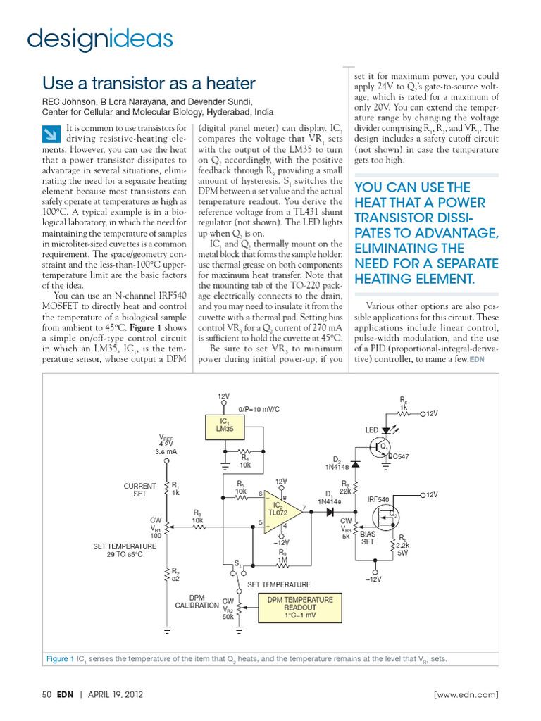Induction Furnace Control with IC2 | PDF | Electrical Components ...