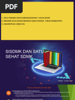 Panduan Mendaftar SatuSehat SISDMK | PDF