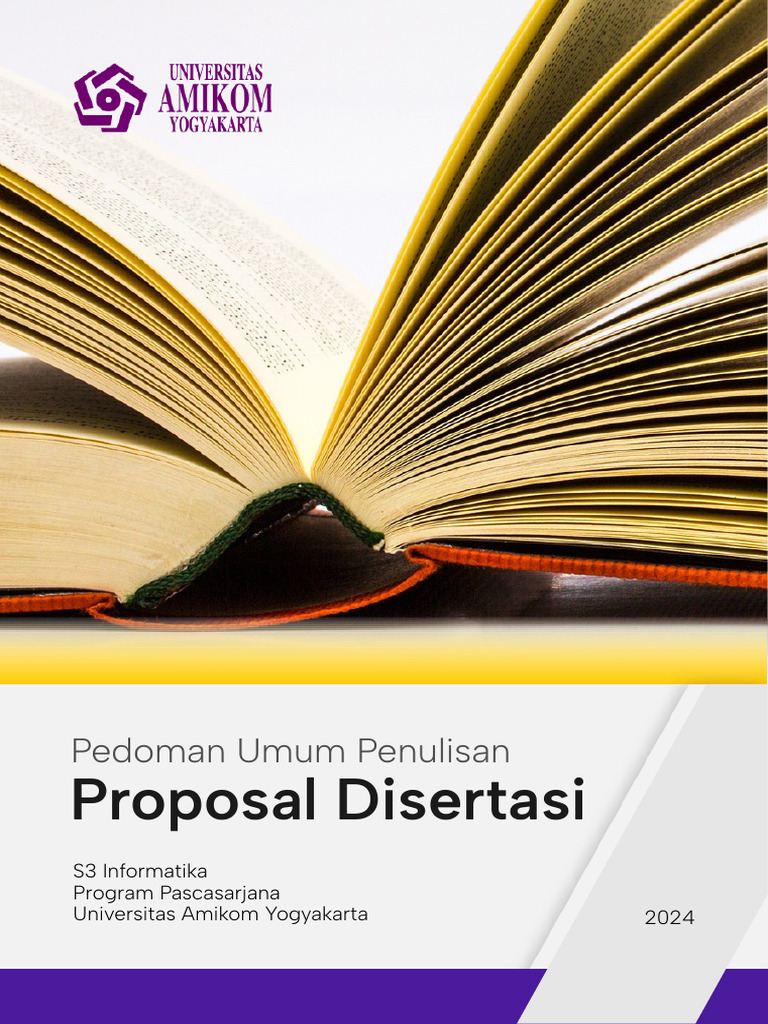 Proposal Disertasi: Pedoman Umum Penulisan | PDF