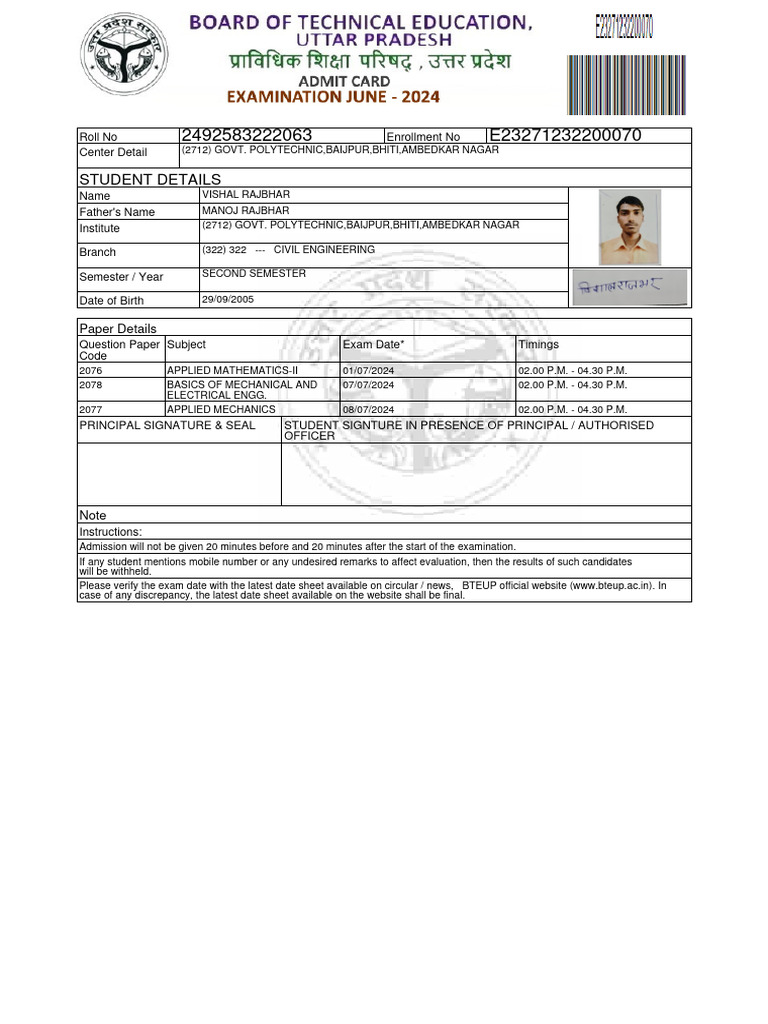 Student Details | PDF