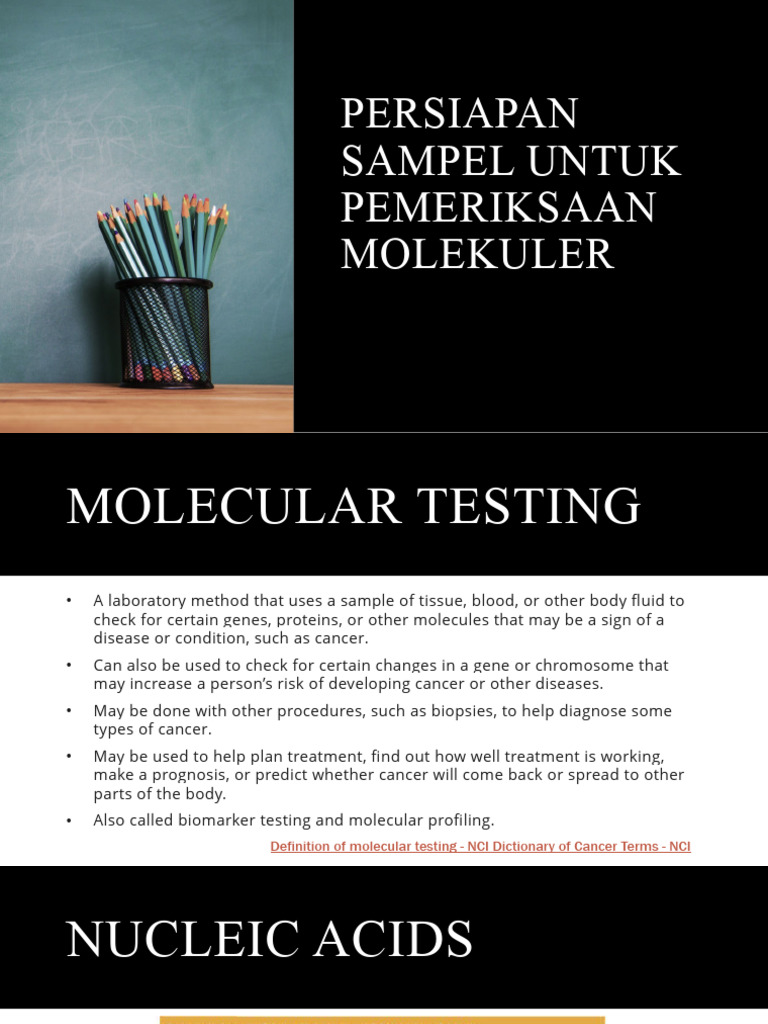 Sample Preparation in Molecular Testing | PDF | Protein Purification ...