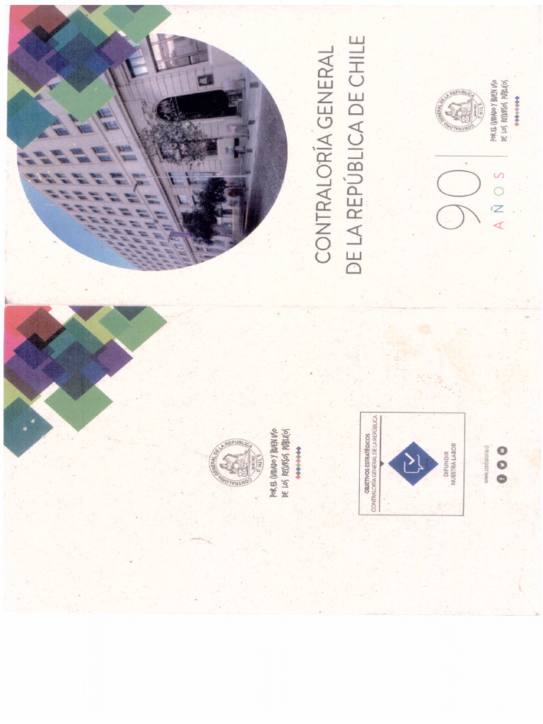 Tríptico Contraloría General de La Republica | PDF
