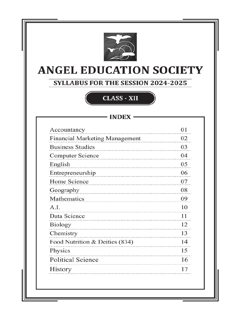 Aes Syllabus Class - Xii (Revised) | PDF | Accounting | Sql Aes Syllabus Class - Xii (Revised) | PDF | Accounting | Sql