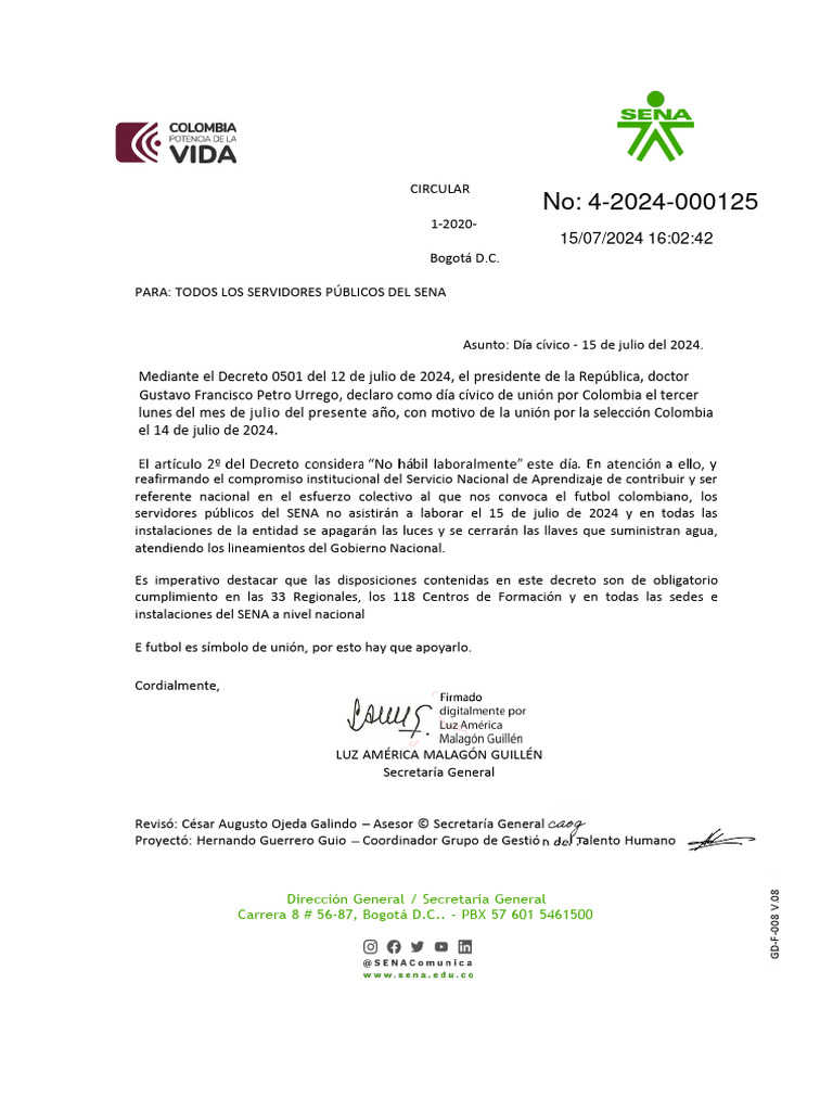 Circular Dia Civico-1 | PDF | Finanzas y dinero | Ciencias sociales