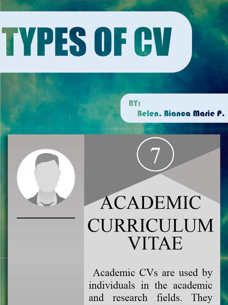 Types of CV Belen | PDF