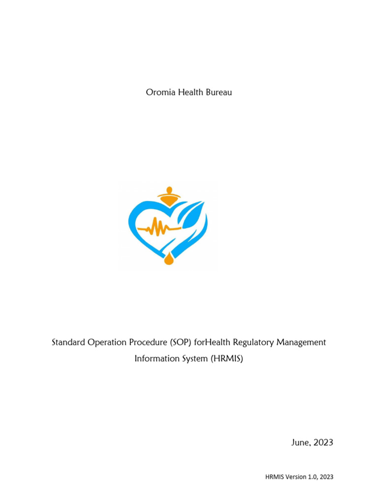 Oromia Health Bureau: HRMIS Version 1.0, 2023 | PDF | Button (Computing ...