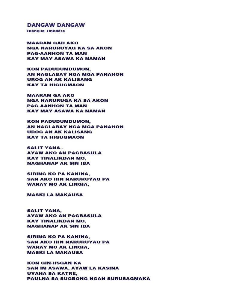 LYRICS | PDF