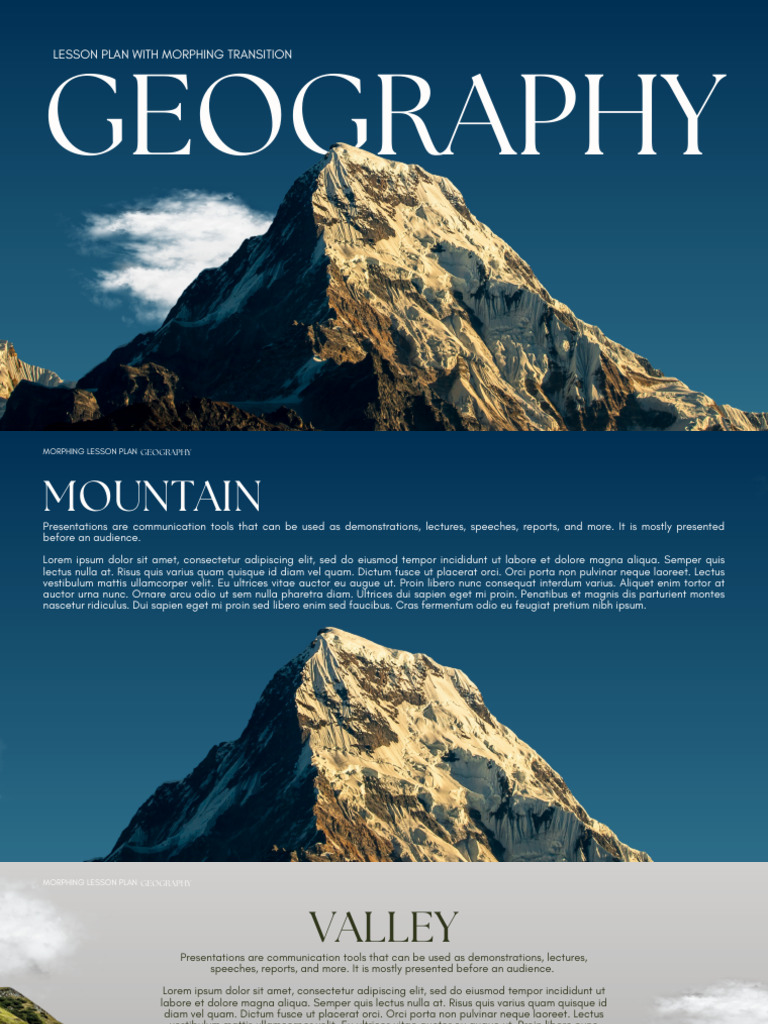 Geography Lesson Plan with Transitions | PDF