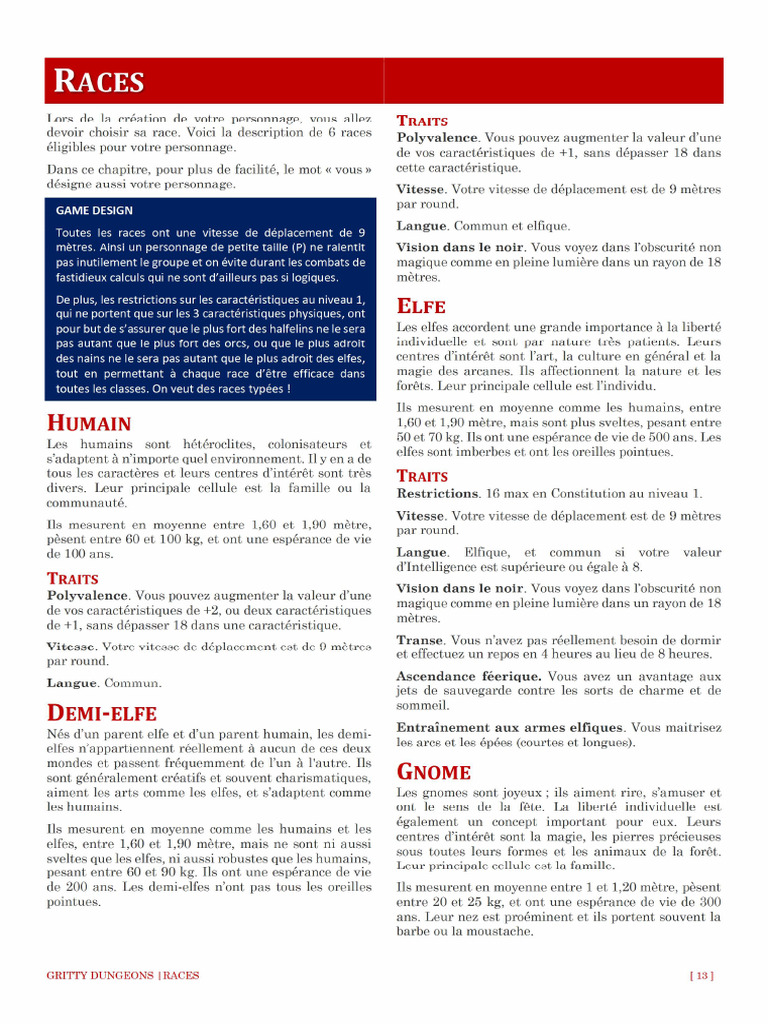 Races | PDF