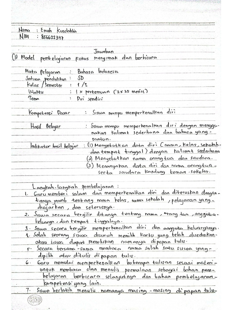 Tugas 3 B.Indonesia Emah Kusdahlia | PDF