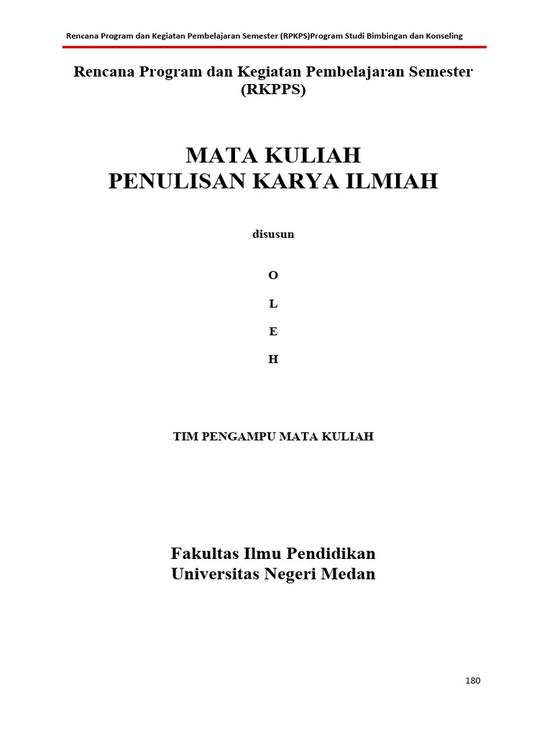 Penulisan Karya Ilmiah Ok | PDF | Seni