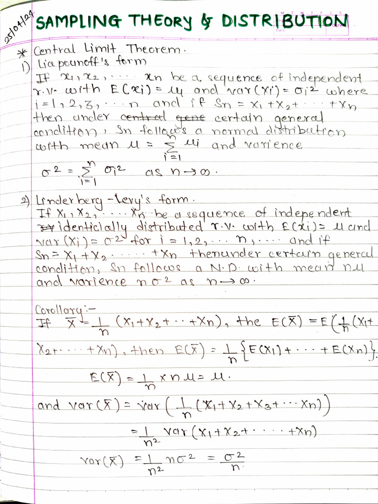 Sampling Theorem N Hypothesis (Complete) | PDF