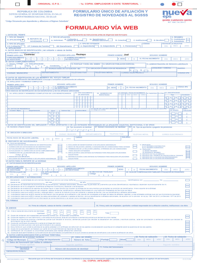 Formulario Editable Pbs | PDF