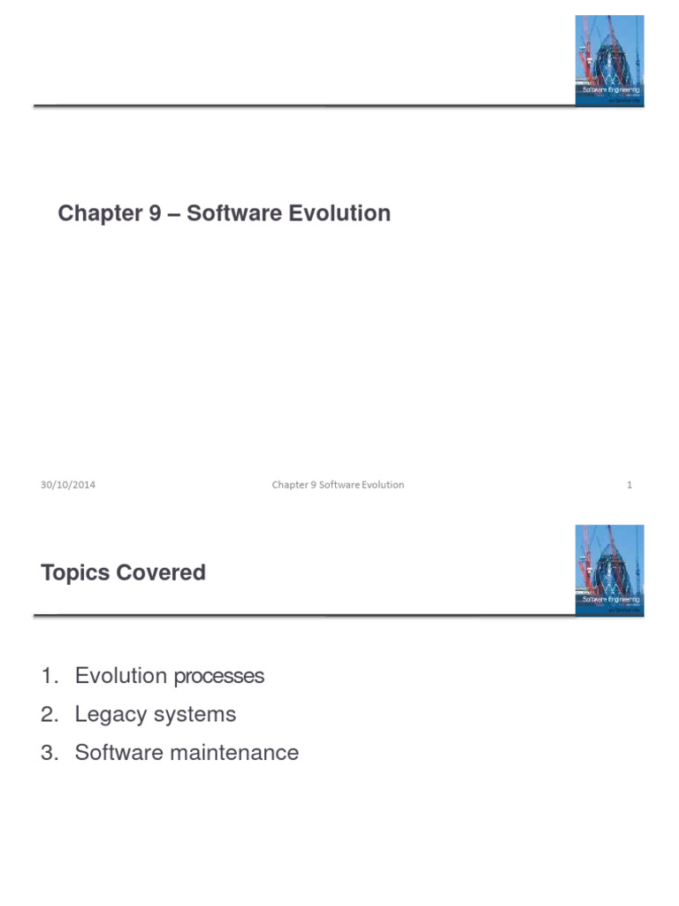 Ch9 - Software Evolution | PDF | Software | Agile Software Development