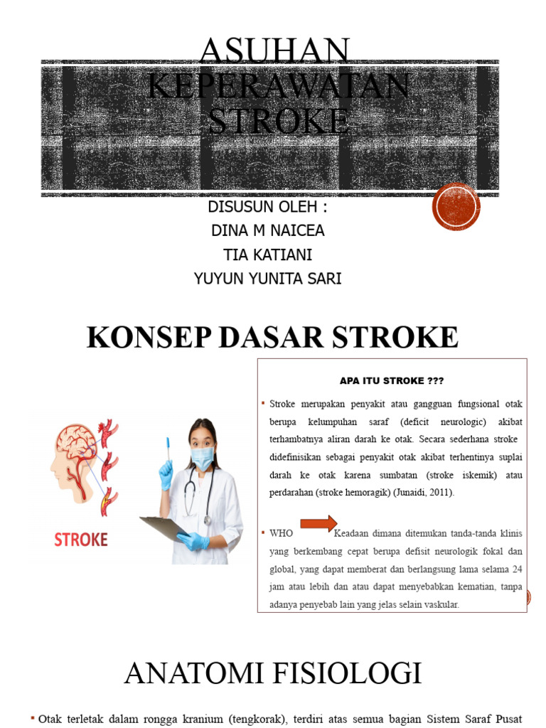 Asuhan Keperawatan Stroke Kel 8 New | PDF | Kesehatan Holistik | Sains & Matematika