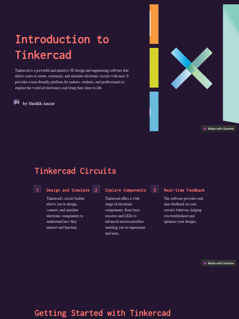 Introduction to Tinkercad Circuits | PDF | Electrical Network | Light ...