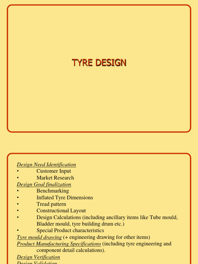 Tyre Design Ncdas 2018 | PDF | Tire | Ellipse