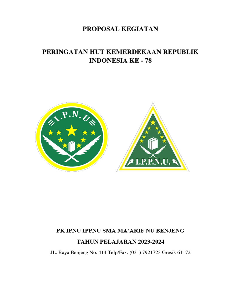 PROPOSAL KEGIATAN 17 Agustus | PDF