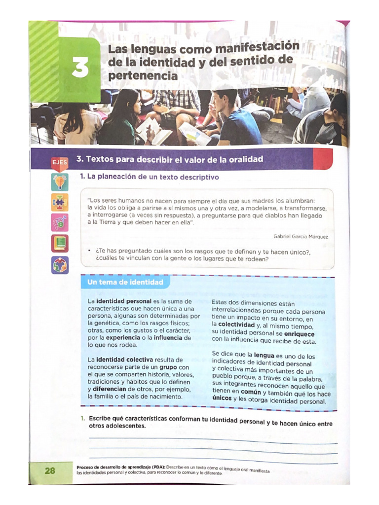 3-29-38 Describe en Un Texto Cómo El Lenguaje Oral Manifiesta Las ...