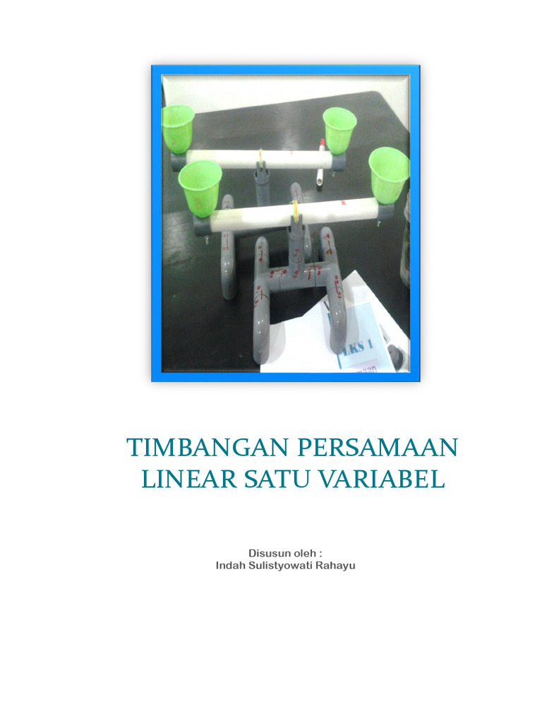 Modul Ajar Matematika - Menyelesaikan Persamaan Linear Satu Variabel ...