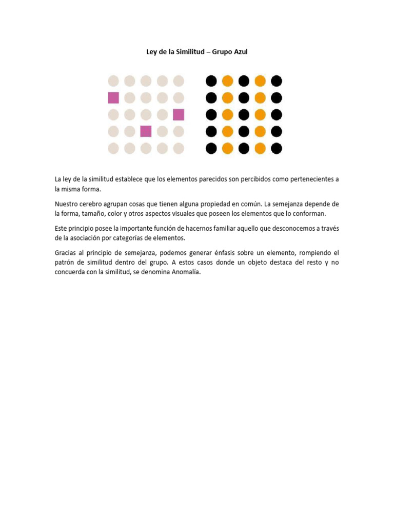 Ley de la Similitud. | PDF