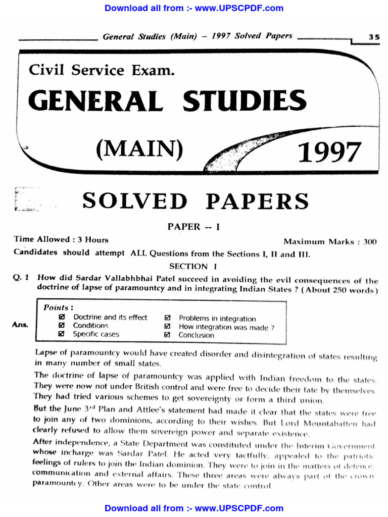 1997 Mains GS Solved | PDF | Computers 1997 Mains GS Solved | PDF | Computers
