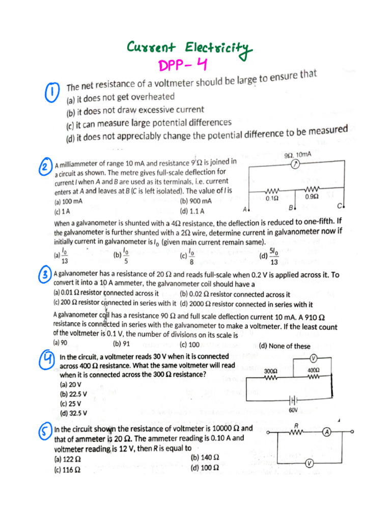 HBCSE Current DPP 4 | PDF