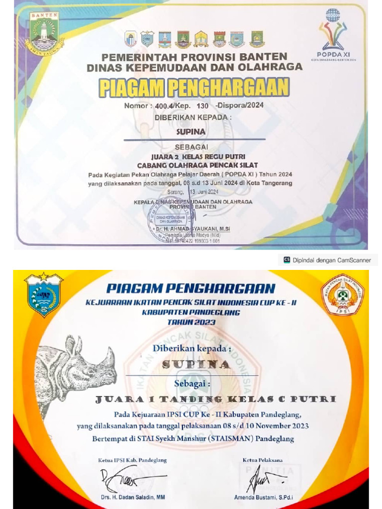 Sertifikat Juara | PDF