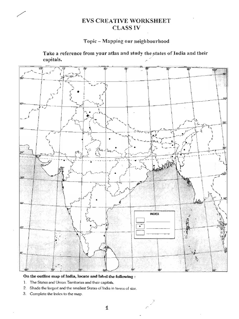 CBSE Class 4 EVS Revision Worksheet | PDF