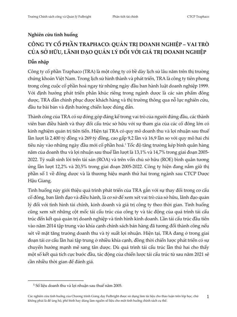 NCTH CTCP Traphaco 2023 10 31 17560988 | PDF