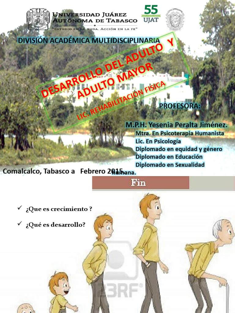 1ENCUADRE. Desarrollo Del Adulto 2 | PDF | Vejez | Adultos