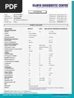Semen Analysis Test Report Format | PDF | Self-Improvement