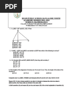 Grade 9 Unit 7 Practice Test | PDF | Length | Geometry