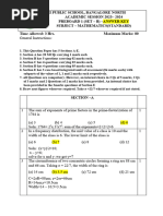 Testnav - Answer Key | PDF