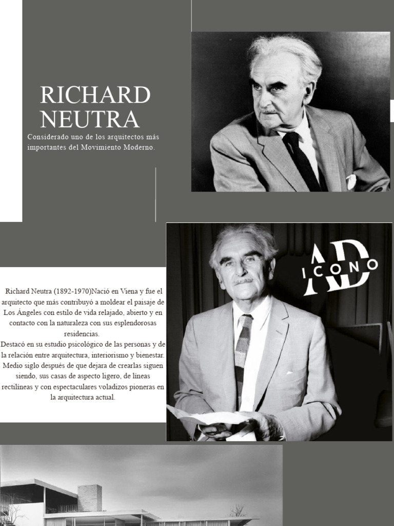 Richard Neutra | PDF | Diseño arquitectonico | Arquitectura