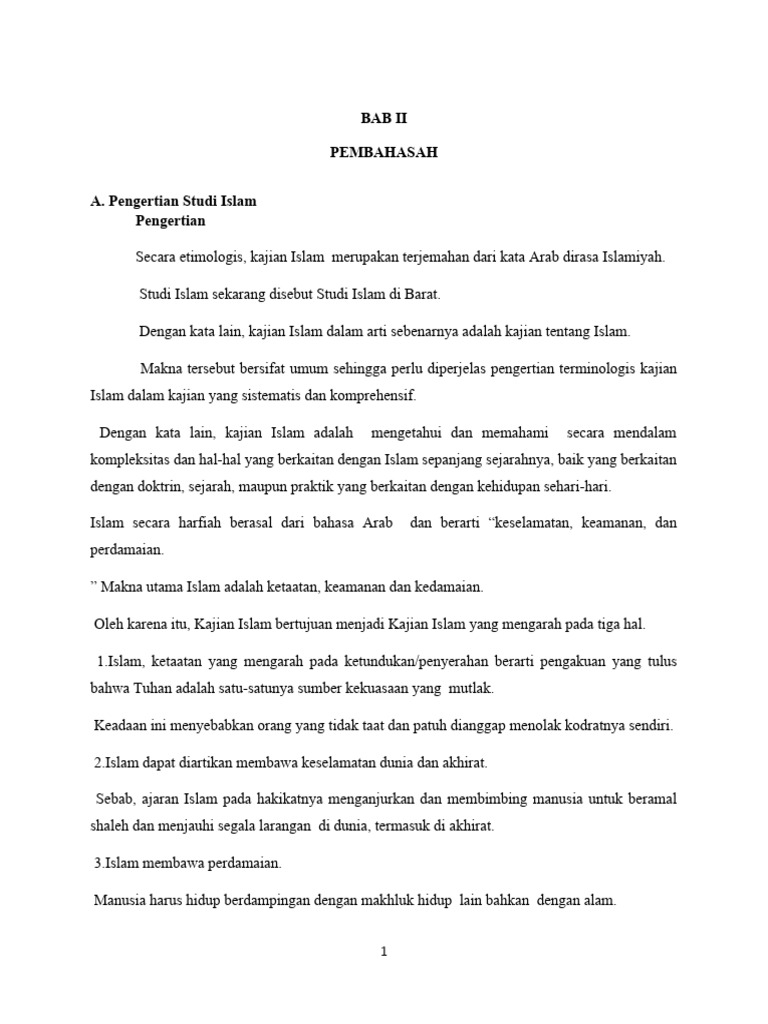 Makalah Bab Ii | PDF