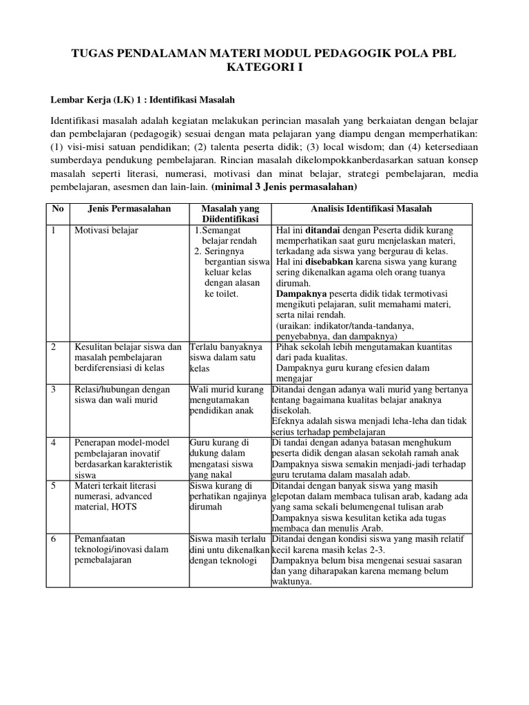 PBL Struktur Keilmuan Pai | PDF | Karier & Perkembangan | Sains & Matematika