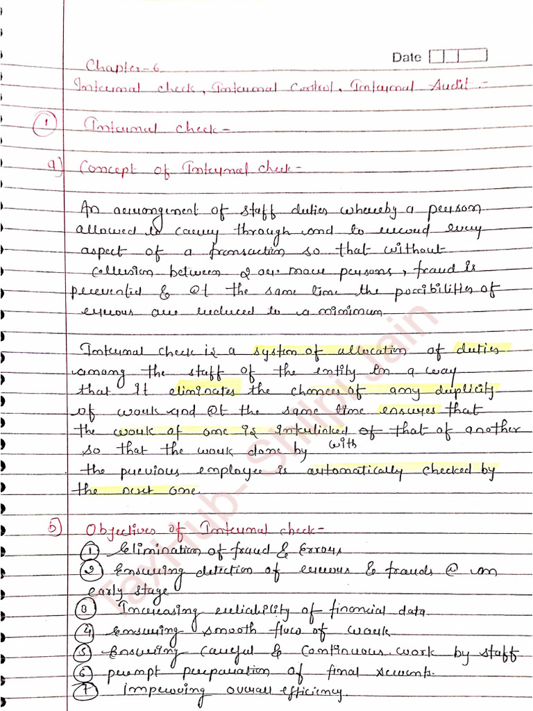 Chapter-6 Internal Check,Internal Control Internal Audit_12894432_2022_12_14_15_04 | PDF