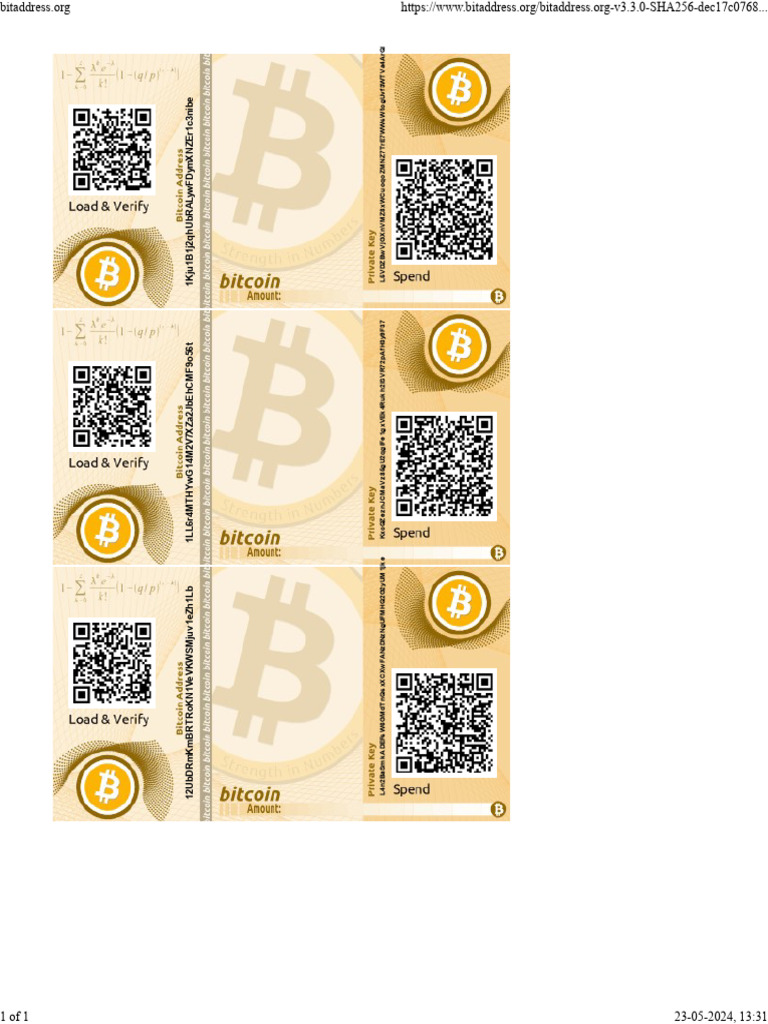 Paper Wallet | PDF