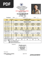 NLC Sample Class Program and Schedule | PDF