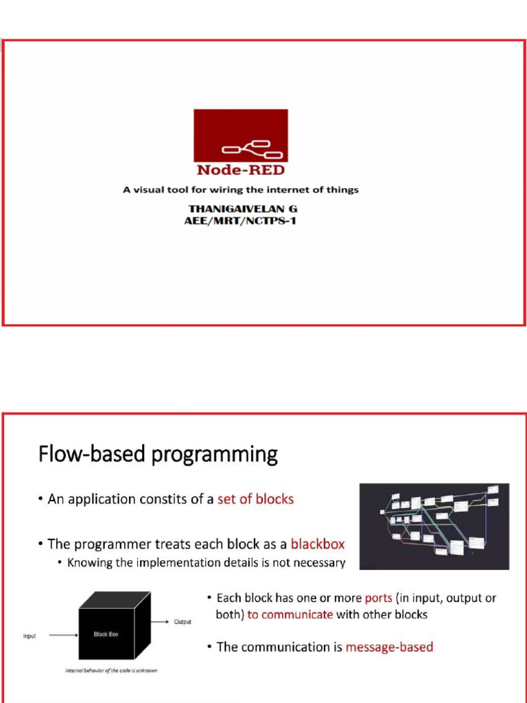 Node Red Introduction 2024 | PDF