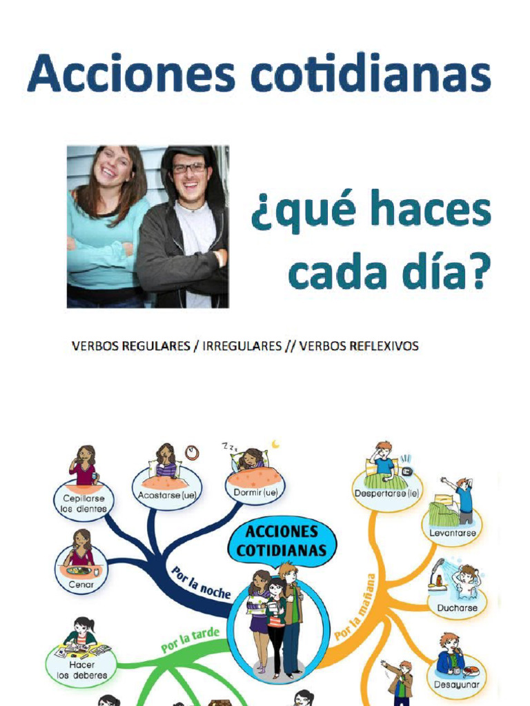 Verbos Reflexivos y Rutina | PDF