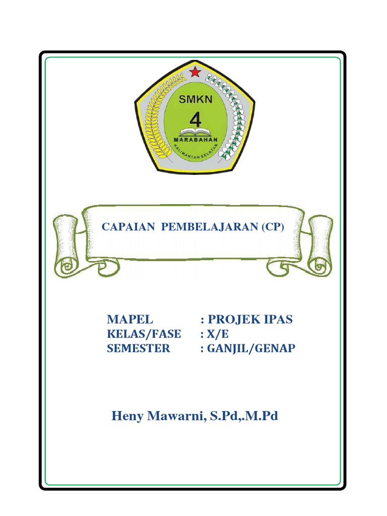 Capaian Pembelajaran Projek IPAS Kelas X | PDF | Teknologi & Rekayasa