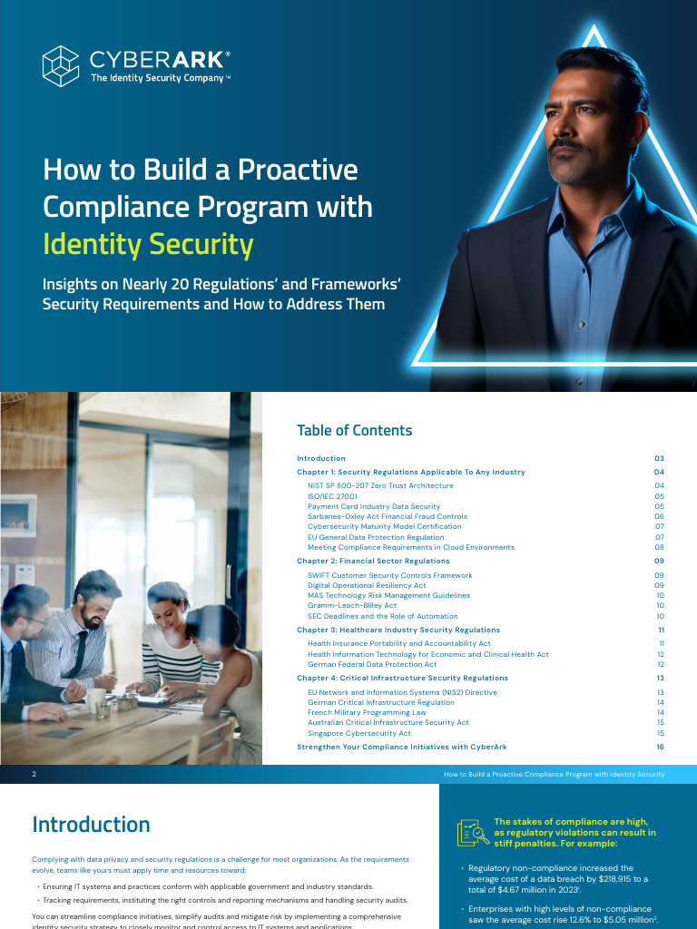How To Build A Proactive Compliance Program With Identity Security | PDF | Computer Security ...