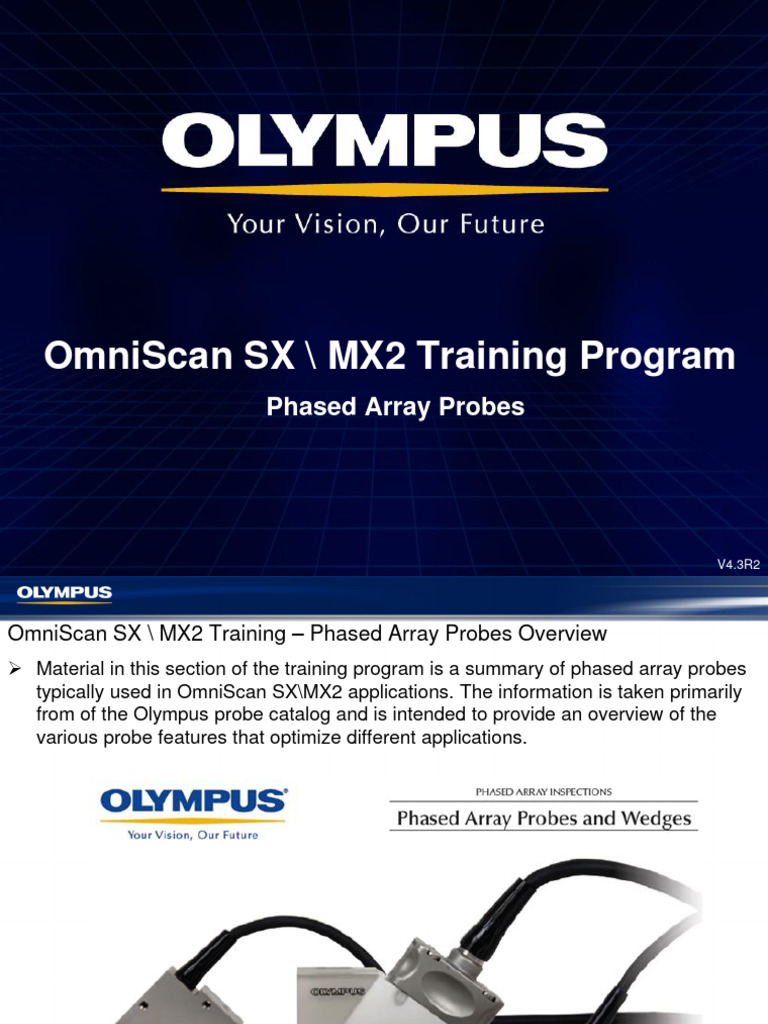 OmniSX - MX2 - Training - 4B - Phased Array Probes | PDF | Decibel | Amplitude