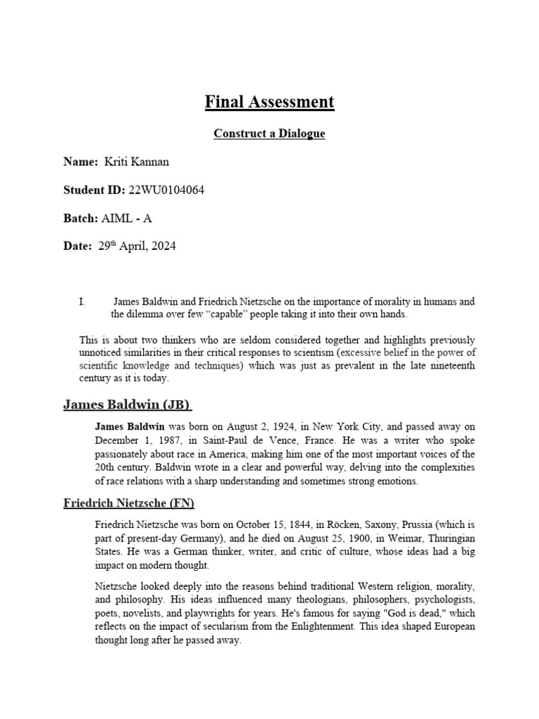 Final Assessment EDT - 22WU0104064 | PDF | Mahatma Gandhi