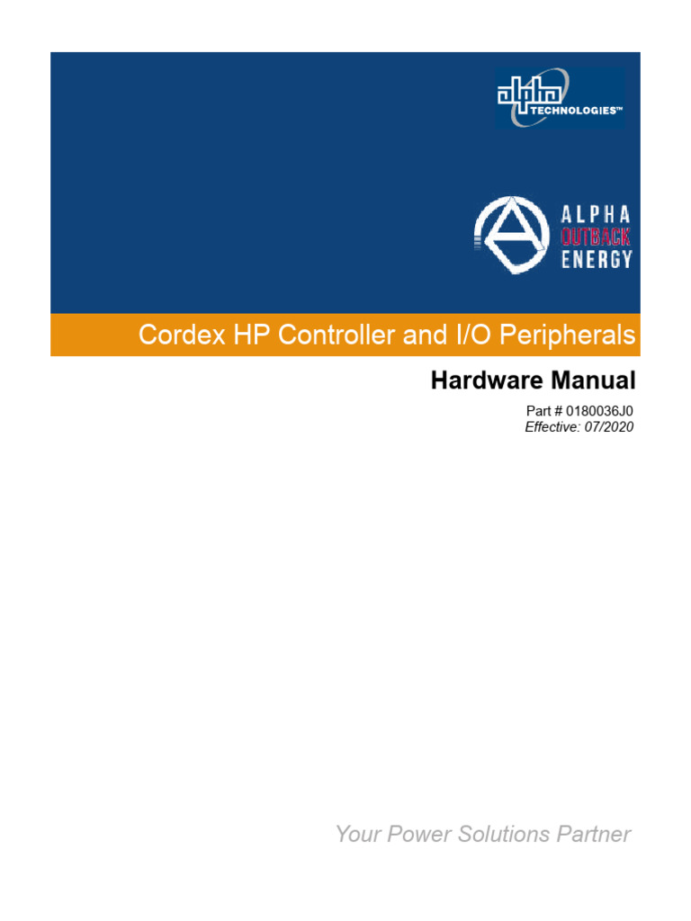 Cordex CXC HP Hardware Manual | PDF | Alternating Current | Direct Current