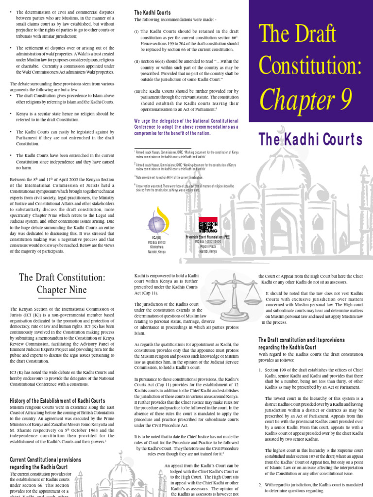 The Draft Constitution | PDF | Sharia | Constitution